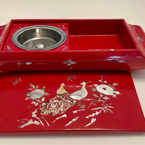 vintage smoker box signed J YOUNG | Accents | Vintage Smoker Box W ...